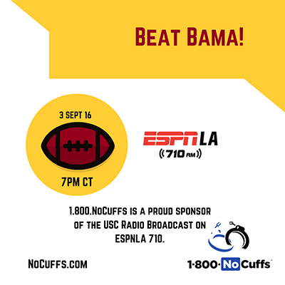 USC Radio Broadcast on ESPN LA 710 - NoCuffs.com